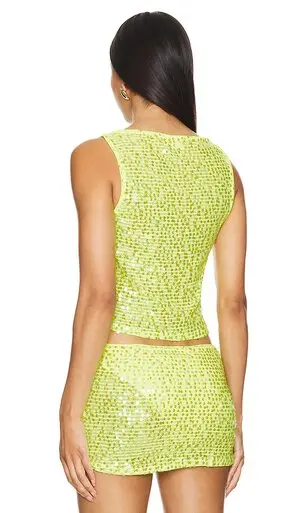 LOVERS AND FRIENDS Sequin Sleeveless Top