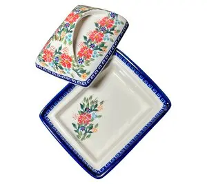 LIDIA'S POLISH POTTERY Butter Dish