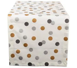 DESIGN IMPORTS Metallic Confetti Table Runner 1 4x108 - One-color