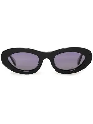 ANINE BING Roma Cat-eye Frame Sunglasses - Black
