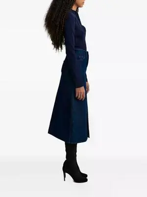 16Arlington Ille Denim Midi Skirt
