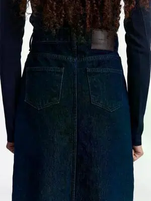 16Arlington Ille Denim Midi Skirt