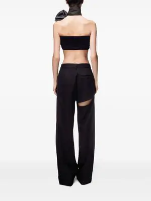 AREA Asymmetric Slit Trousers
