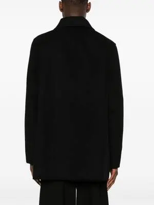 JIL SANDER Double-breasted Fleece Coat