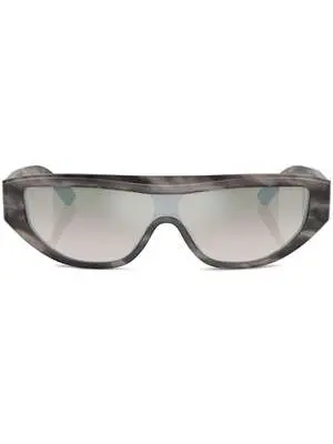 FERRARI Ferrari Oversized Sunglasses Striped Grey