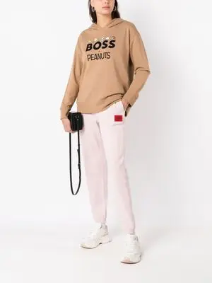 Hugo Cuffed Logo-patch Track Pants