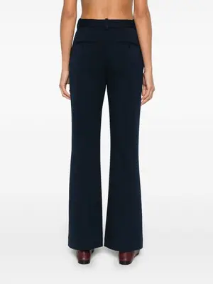 CIRCOLO 1901 Jersey Flared Trousers - Blue