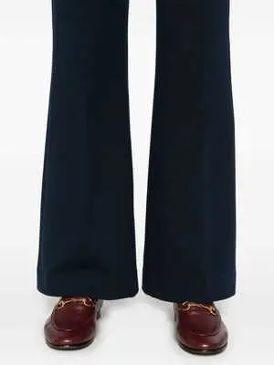 CIRCOLO 1901 Jersey Flared Trousers - Blue