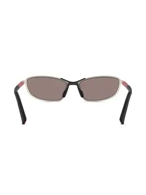 Prada Oval Frame Sunglasses - Brown