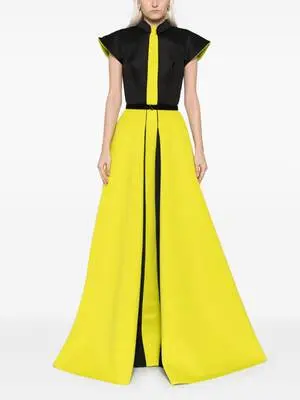 SAIID KOBEISY Neoprene Gown - Yellow