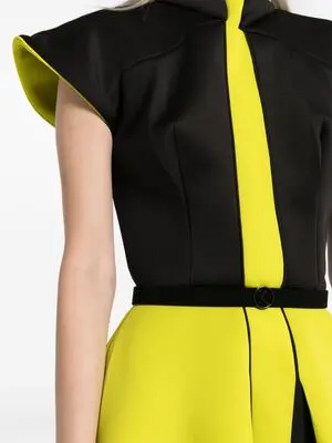 SAIID KOBEISY Neoprene Gown - Yellow