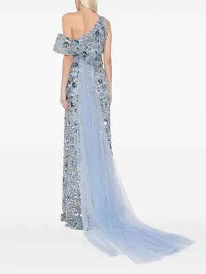 SAIID KOBEISY Off-shoulder Tulle Gown