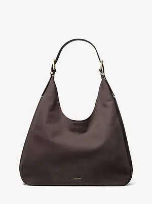 Michael Kors Nolita Hobo Shoulder Bag - Brown