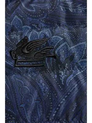 Etro Paisley-print Padded Waistcoat - Blue