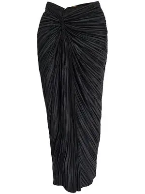 Cult Gaia Sonoma Draped Skirt - Black
