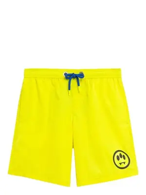 BARROW Contrasting Swim Shorts - Yellow