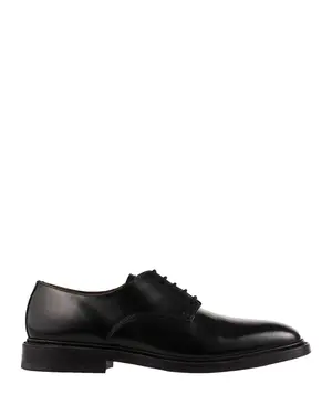 Sandro Patent Leather Derby Shoes - Black