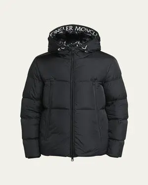 Moncler Montcla Short Down Jacket - Black | Editorialist