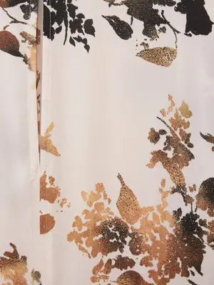 REISS Chrissy Floral Print Midi Dress