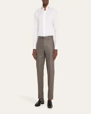 Cesare Attolini Solid Cotton Sport Shirt