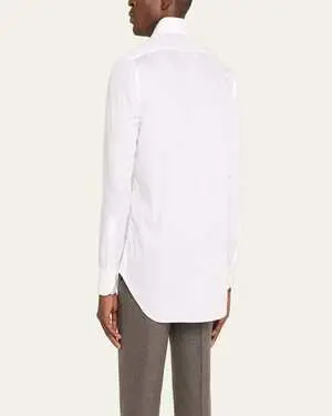 Cesare Attolini Solid Cotton Sport Shirt