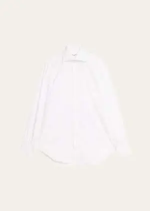 Cesare Attolini Solid Cotton Sport Shirt