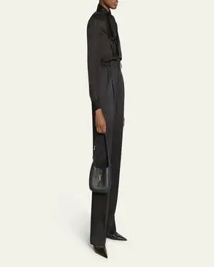 Saint Laurent Le 5 À 7 Hobo Bag - Noir