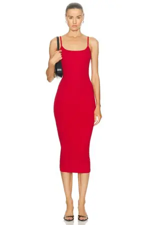 FLORE FLORE Bibi Midi Dress - Red