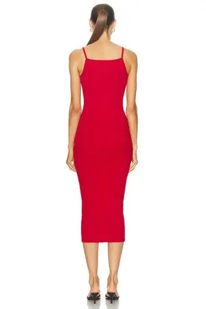 FLORE FLORE Bibi Midi Dress - Red