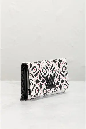 LOUIS VUITTON Portefeuille Twisted Wallet On Chain In White
