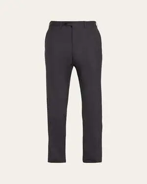 Kiton 15 Micron Wool Trousers - Charcoal