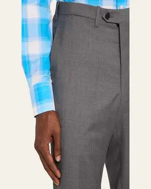 Kiton 15 Micron Wool Trousers - Gray