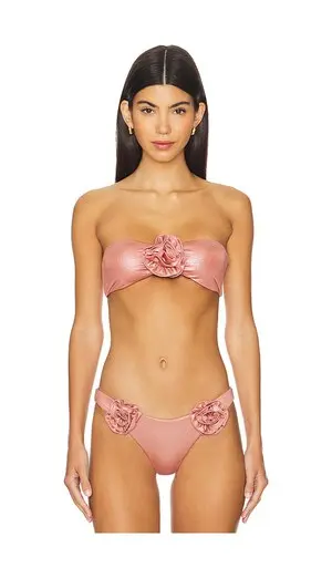 LOVEWAVE Hemi Bandeau Bikini Top - Blush Pink