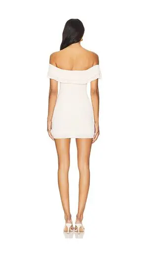 MORE TO COME Graciela Off Shoulder Dress - Cream
