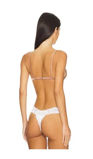 Fleur Du Mal Molded Luxe Triangle Bra - Tan