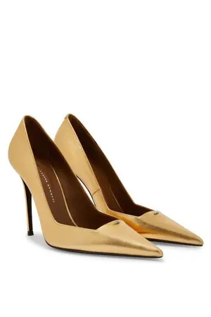 GIUSEPPE ZANOTTI Raquel 105 Laminated Leather Pumps