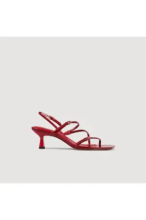Sandro Sandro Strappy Sandals Red