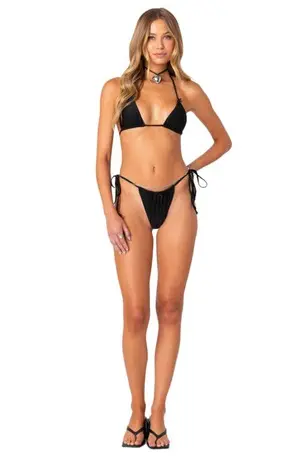 EDIKTED Darling Side Tie Bikini Bottom