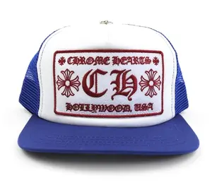 Chrome Hearts Ch Hollywood Trucker Hat - Blue/white
