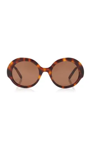 Loewe Oversized Round-frame Sunglasses - Brown