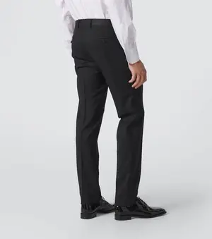 Dolce & Gabbana Wool And Silk-blend Tuxedo Pants