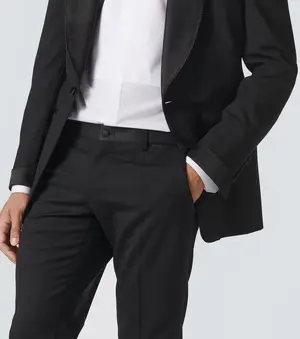 Dolce & Gabbana Wool And Silk-blend Tuxedo Pants