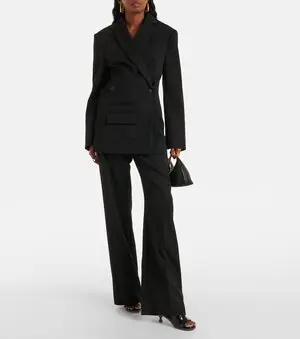 Jacquemus Les Doubles Patent Leather Mules - Black