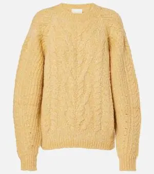 Isabel Marant Kallie Cable-knit Sweater