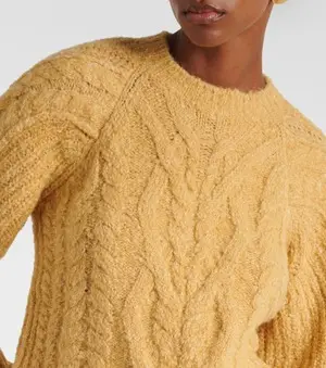 Isabel Marant Kallie Cable-knit Sweater