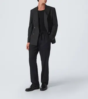 Dolce & Gabbana Double-breasted Wool Suit Jacket
