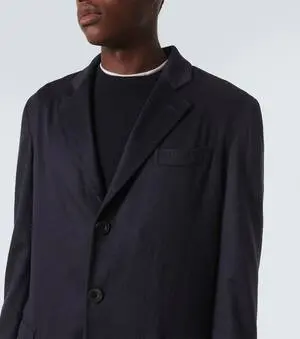 Rubinacci Single-breasted Cashmere Overcoat