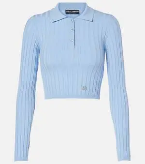 Women's Cropped Polo Sweaters