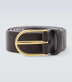 Rubinacci Leather Belt - Brown