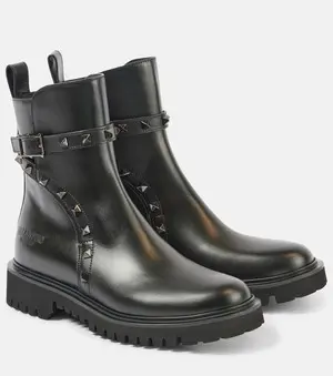 VALENTINO GARAVANI Rockstud Ankle Boots